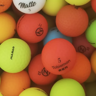 Matte Colour Golf Balls– Half Price Golf Balls