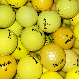Volvik Yellow Mix used golf balls - Halfpricegolfballs.com– Half Price ...