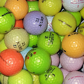 XXIO Color Mix used golf balls - Foundgolfballs.com– Half Price Golf Balls
