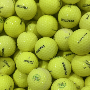 Bulk Titleist Tour Practice Yellow Range Balls Used Golf Balls ...