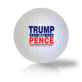 Donald Trump and Mike Pence Campaign Golf Balls Used Golf Balls ...