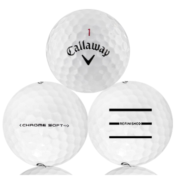 Callaway Chrome Soft Refinished (Triple-Line) Used Golf Balls ...