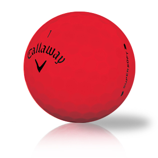 Callaway Supersoft Bold Matte Red Used Golf Balls | Halfpricegolfballs.com